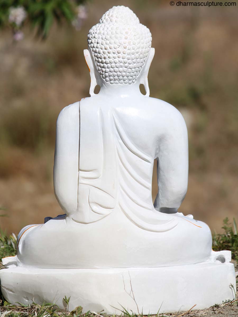 White Gautama Buddha Statue